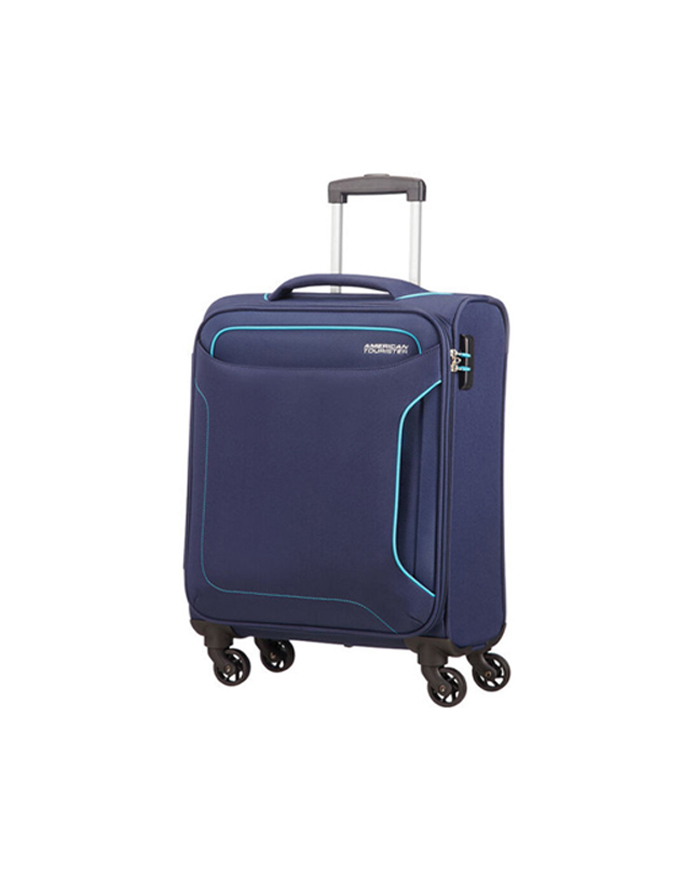 KOFER HOLIDAY HEAT-UPRIGHT 55/20 4W NAVY BLUE TROLLEY American Tourister