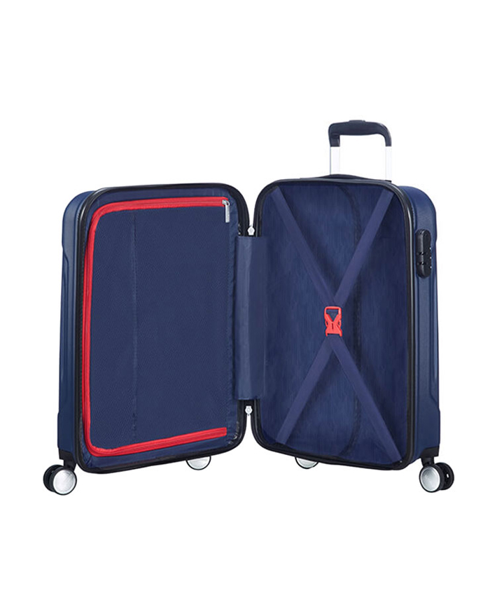 KOFER TRACKLITE-SPINNER 55/20 NAVY BLUE TROLLEY American Tourister