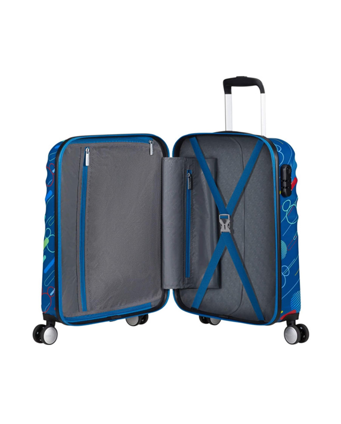 KOFER MICKEY FUTURE POP MEDIUM BLUE TROLLEY American Tourister