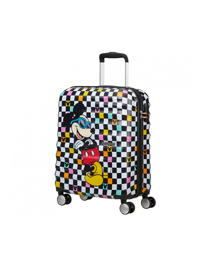 KOFER MICKEY CHECK SMALL PEPITO BLACK TROLLEY American Tourister