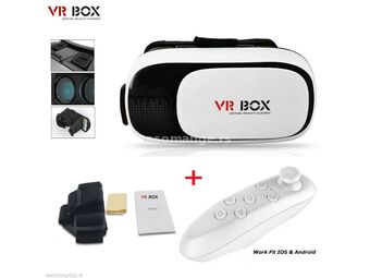 VR BOX 2.0- 3D Naocare + Poklon Daljinski