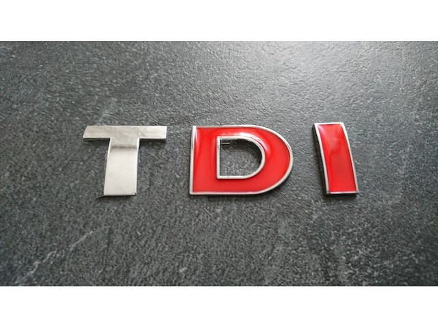 NOVO VW Volkswagen TDI crveno DI oznaka