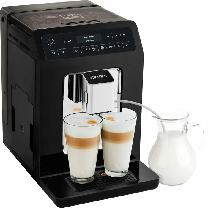 Krups EA8708 Aparat za espresso, 2,3 l, Ugrađen mlin, Crni