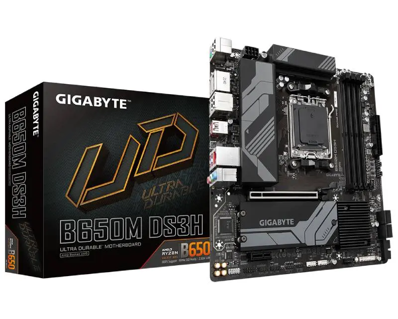 GIGABYTE Matična ploča B650M DS3H rev. 1.x crna