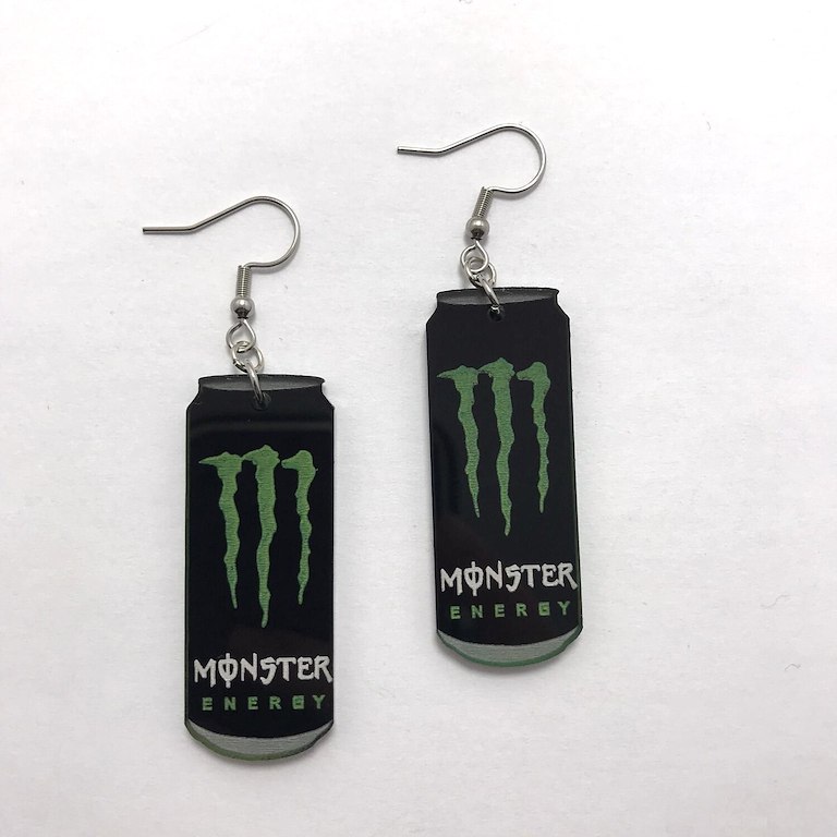 Monster Energy minđuše