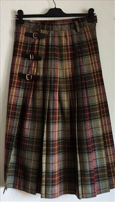 Vintage Hemmer duga u skotskom stilu suknja vel.m