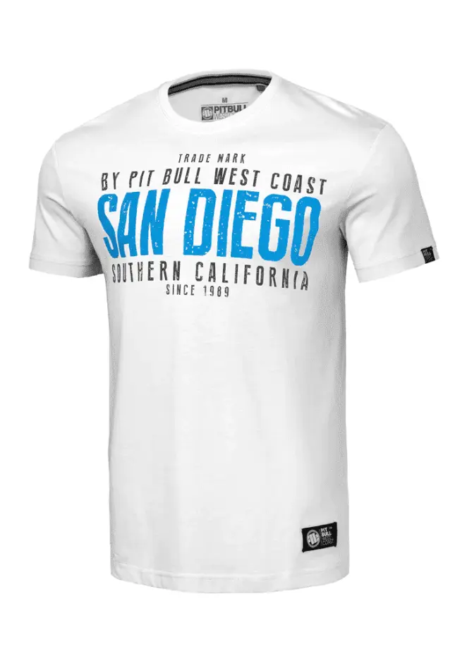 PITBULL WEST COAST Muška majica kratkih rukava San Diego 2 bela