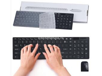 Bežična tastatura + miš K-06 crna