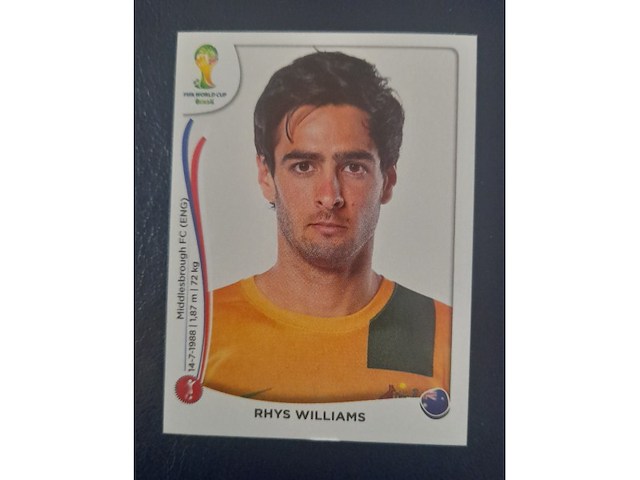 Fifa 2014, Brazil, Panini, Sličica #172