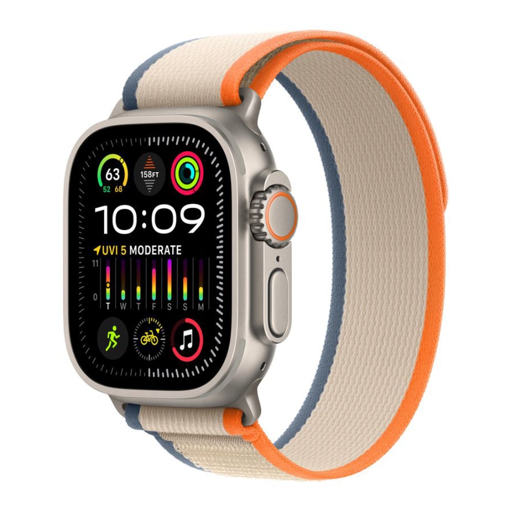 APPLE Watch Ultra 2 GPS+Cellular 49mm Titanium Case/Orange-Beige Trail Loop M/L MRF23SE/A Pametni sat