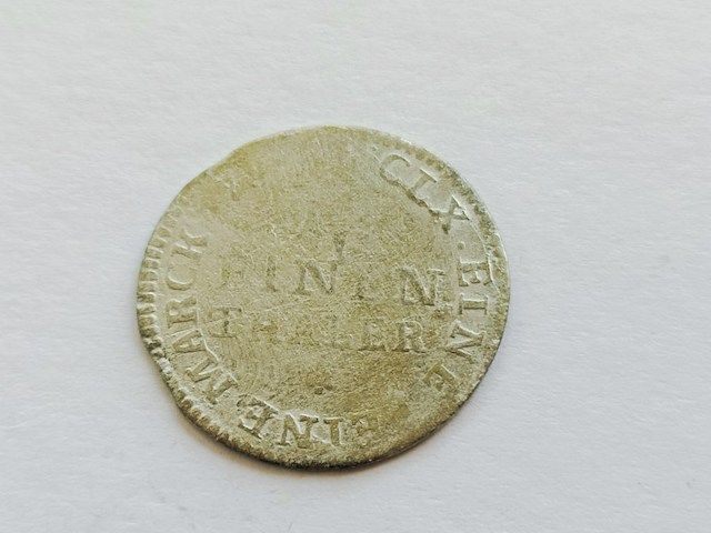 Sahony 1/12 einen thaler 1763 - srebro