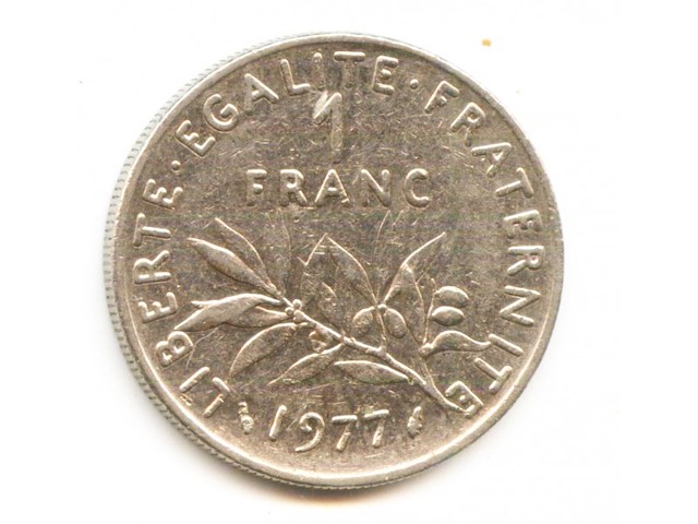 Francuska 1 franc 1977