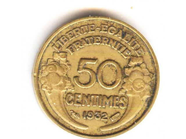 Francuska 50 centimes 1932