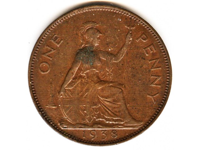 Velika Britanija 1 penny 1938