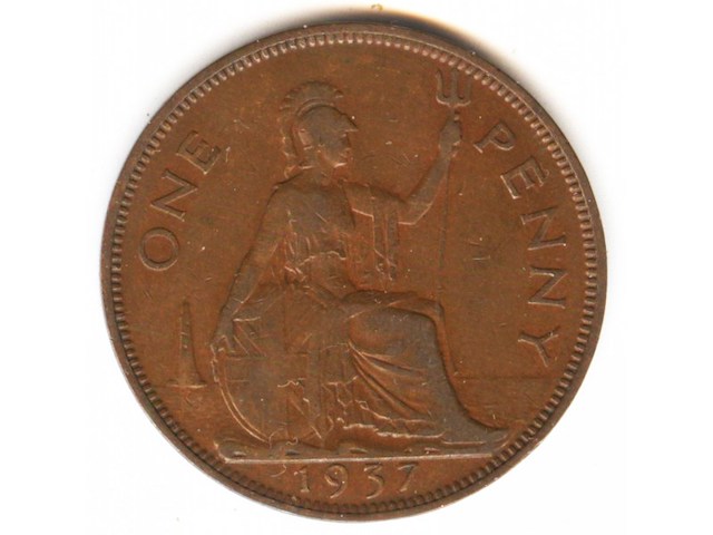 Velika Britanija 1 penny 1937