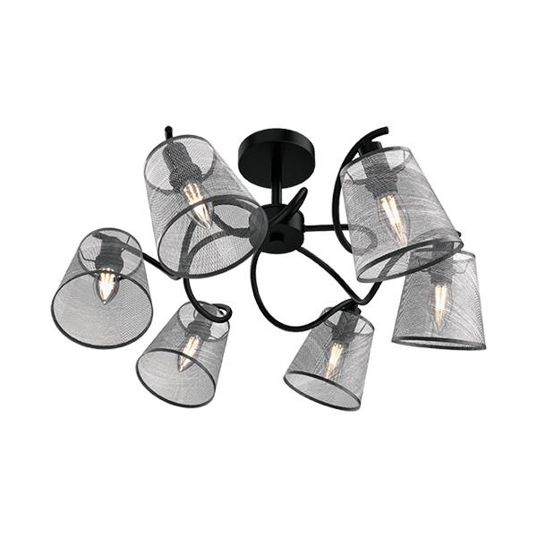 Luster 6xE14 Jasmine Elmark 955JASMINE6