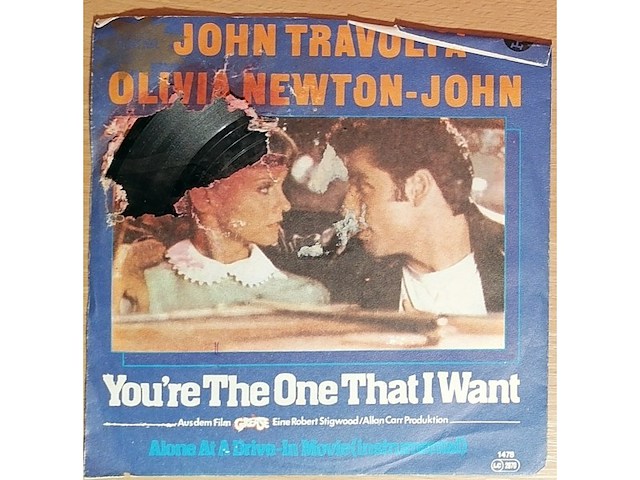 SP TRAVOLTA &; ONJ - You`re The One (1978) 4.pres, VG/G-