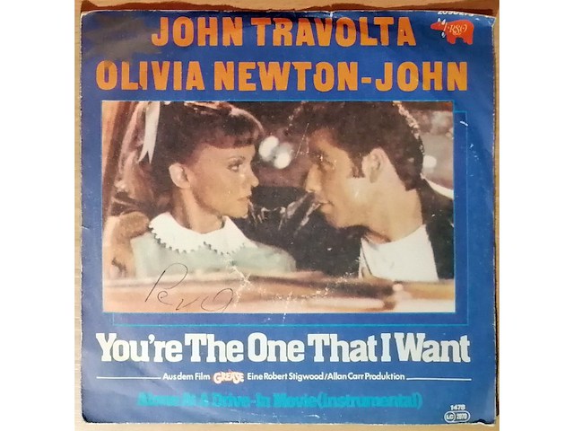 SP TRAVOLTA &; ONJ - You`re The One (1978) 4. press, VG