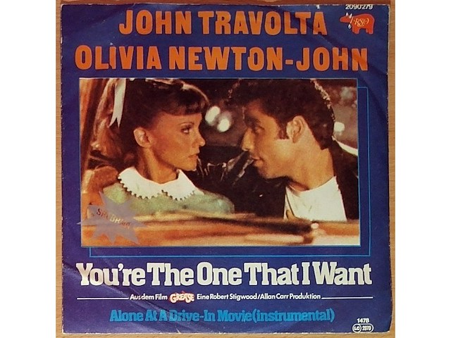 SP TRAVOLTA &; ONJ - You`re The One (1978) 2. press, VG+