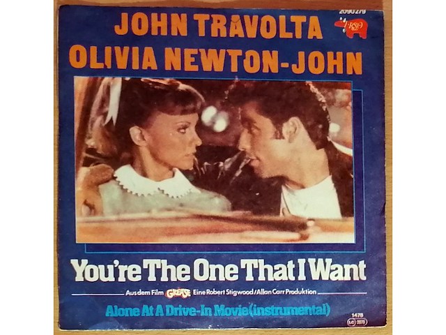 SP TRAVOLTA &; ONJ - You`re The One (1978) 1. press, VG-