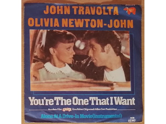 SP TRAVOLTA &; ONJ - You`re The One (1978) 1. press, NM