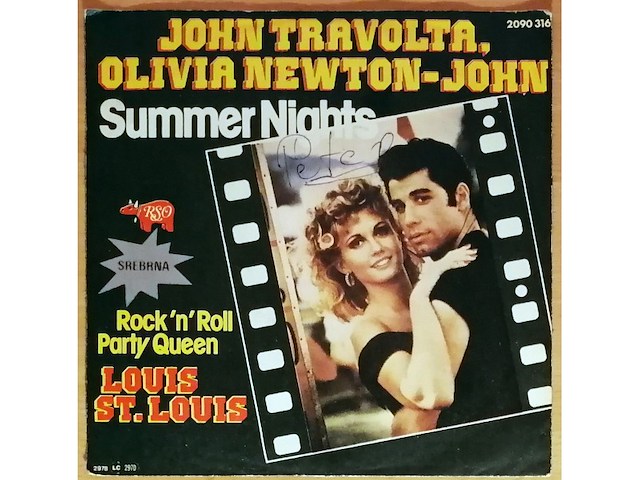 SP TRAVOLTA &; ONJ - Summer Nights (1978) 4.pres, NM/VG+