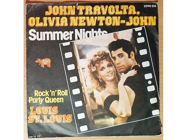 SP TRAVOLTA &; ONJ - Summer Nights (1978) 1. press, VG+