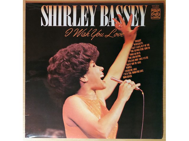 LP SHIRLEY BASSEY - I Wish You Love (1978) UK PERFEKTNA