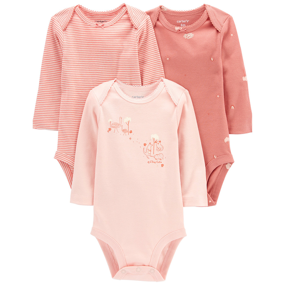 Carter's bodi za bebe devojčice - set od 3 kom. BZ231P567910