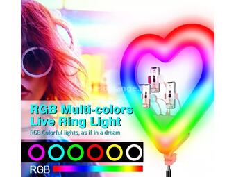 RGB Ring Light 18 inca u obliku SRCA sa stativom