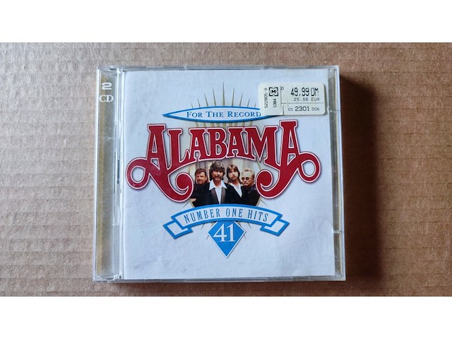 Alabama – For The Record - 2CD - original ✅
