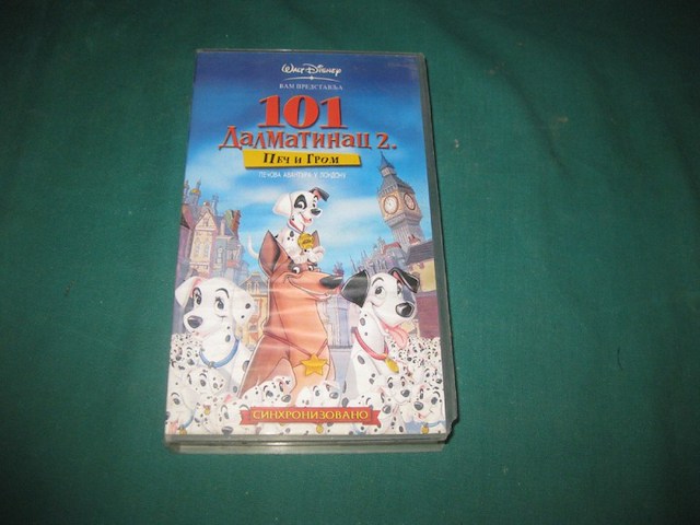 VHS Video kaseta - 101 Dalmatinac 2 - Peč i Grom