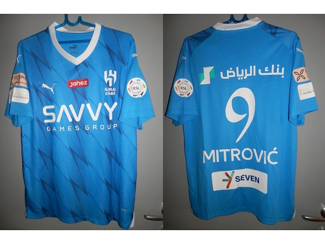 Al Hilal dres 2023-24 Aleksandar Mitrović 9
