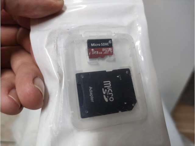 Memorijska kartica micro sd 128GB class 10 sa adapterom