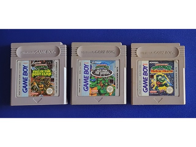 Game Boy - TMNT 1,2,3