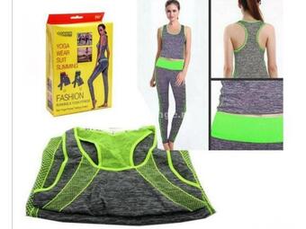 Yoga wear suit slimming majca i helanke za jogu