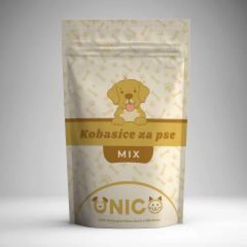 UNICO Mix kobasice za pse 200g