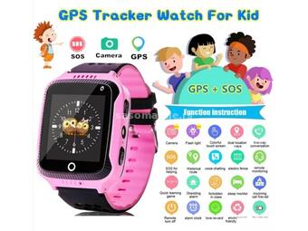 Dečiji pametni sat GPS smartwatch Q528 rozi