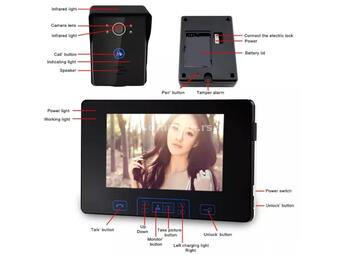 7inci 2,4ghz digitalni bezicni video-telefon-Novo!