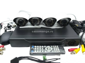 AHD video nadzor sa 4 kamere-2mpx -NOVO
