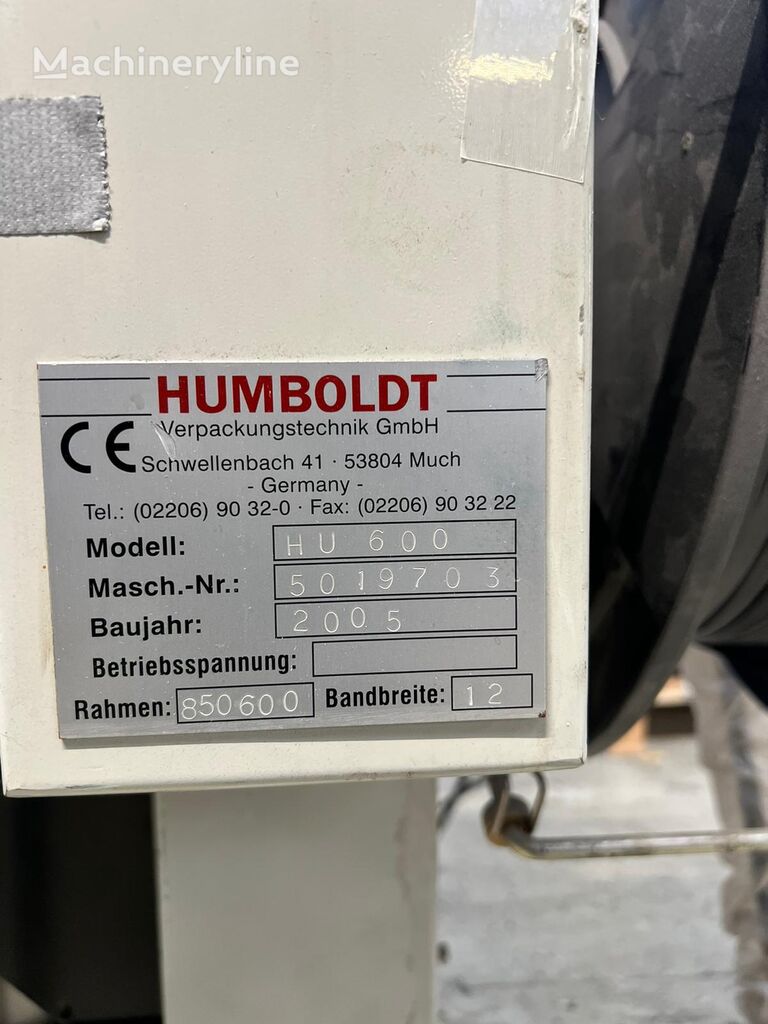 Humboldt HU 600 mašina za vezivanje