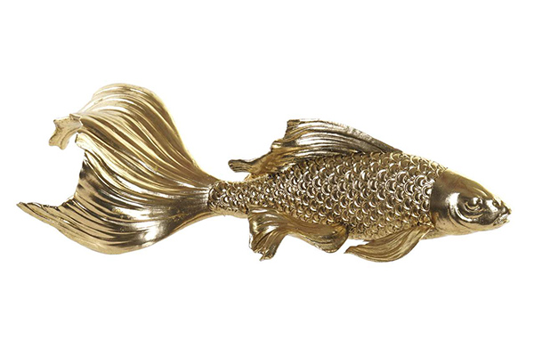 Figura golden fish / rezin 40x20x11 163627