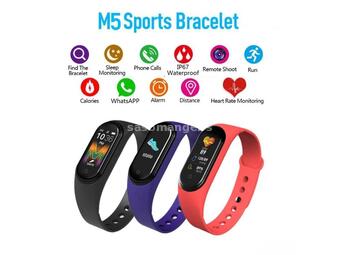 SMART Bracelet M5/fitness narukvica/sat