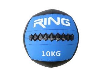 Lopta za bacanje Wall Ball 10kg Ring RX LMB 8007-10