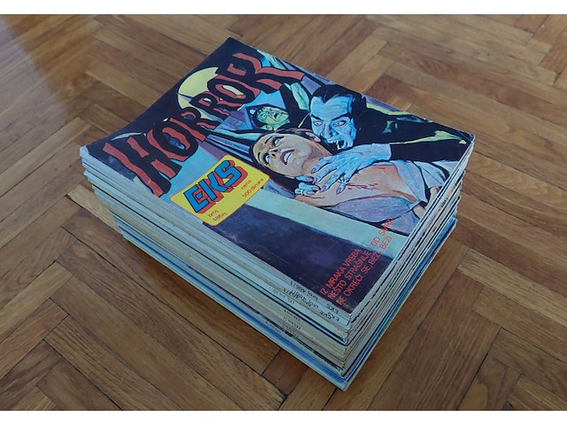 Horror (Dečje novine), 28 stripova iz lične kolekcije