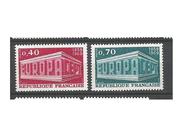 Francuska 1969. EVROPA CEPT cista serija
