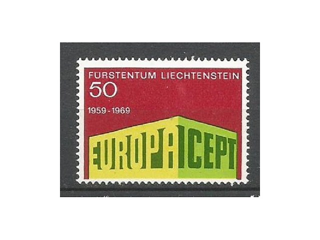 Liechtenstein 1969. EVROPA CEPT cista