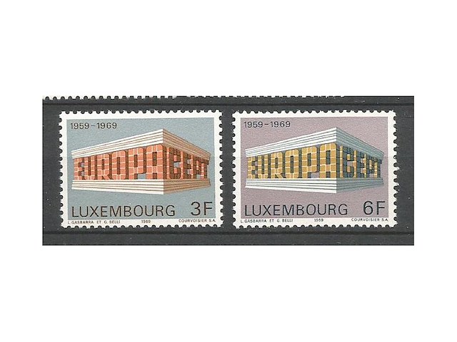 Luxembourg 1969. EVROPA CEPT cista serija