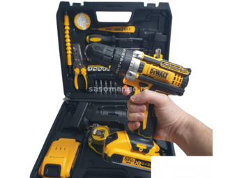 Dewalt aku srafilica/busilica/cekic 68v+pribor+2 baterije