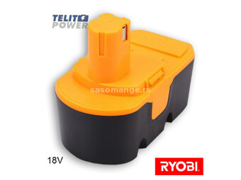 TelitPower 18V 2000mAh Panasonic - baterija za ručni alat Ryobi ABP1801 ( P-1636 )